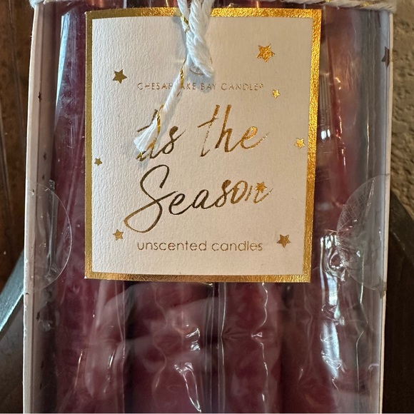 Chesapeake Bay | Accents | Chesapeake Bay Deep Red Taper Candle Ser ...